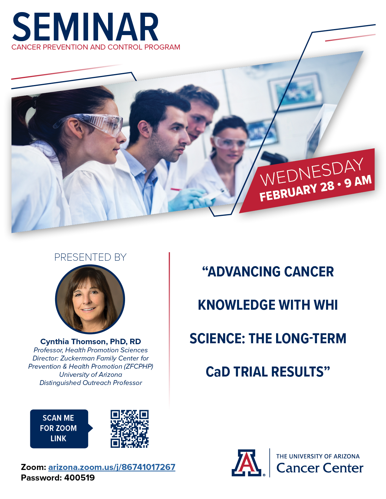 Cancer Prevention and Control Seminar | Cancer Center